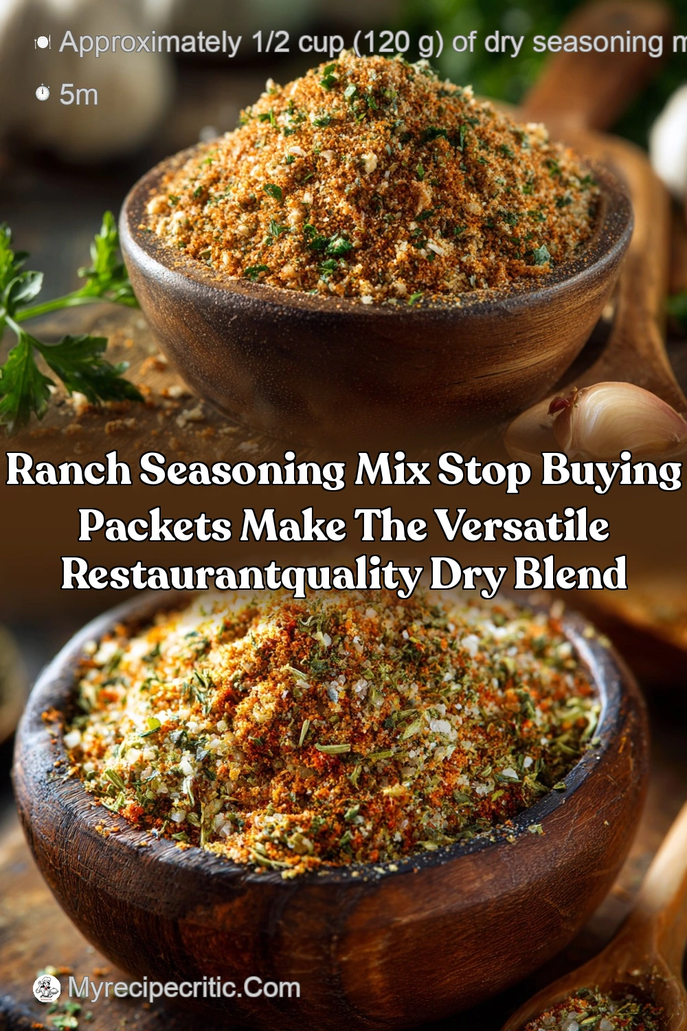 Ranch Seasoning Make the Best Dry Mix 5Minute Prep - My…
