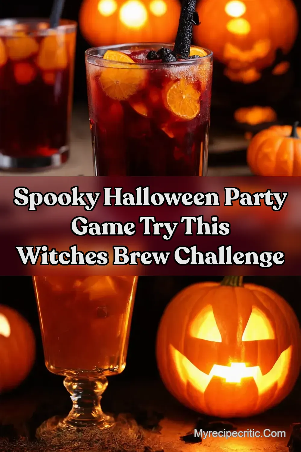 Halloween Punch Game Witches Brew Challenge for a Spooky…