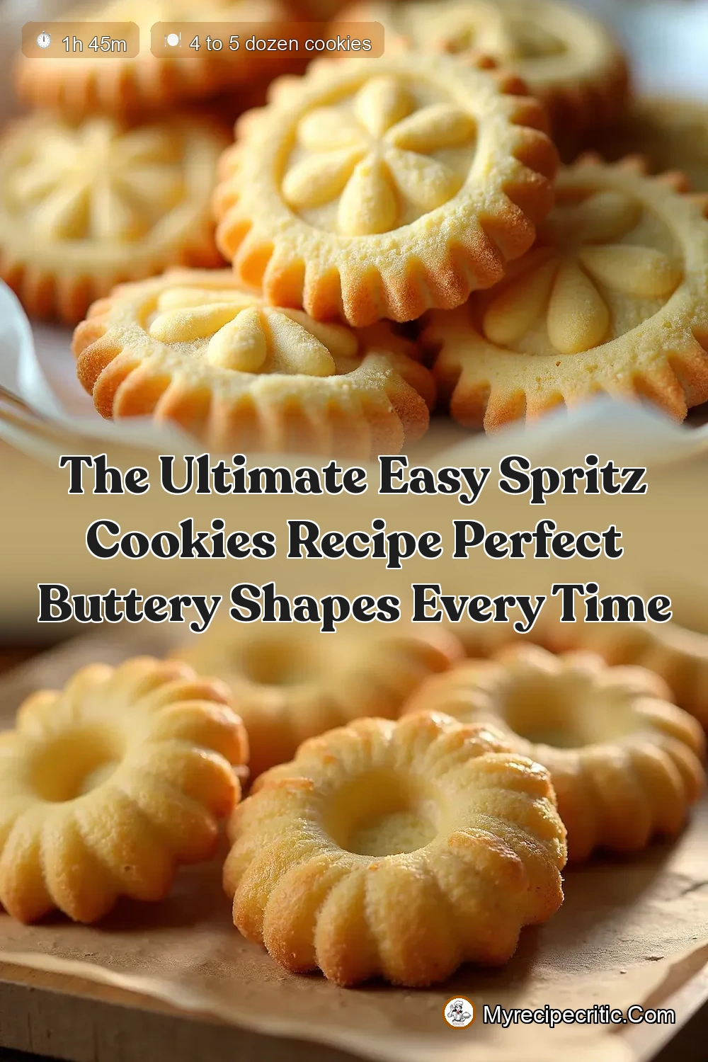 Classic Butter Spritz Cookies MeltInYourMouth Delights