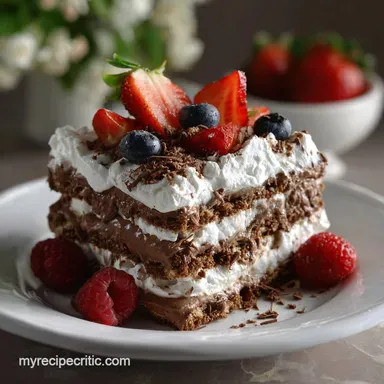 Ice Box Cake Recipe with Chocolate and Whipped Cream - My…